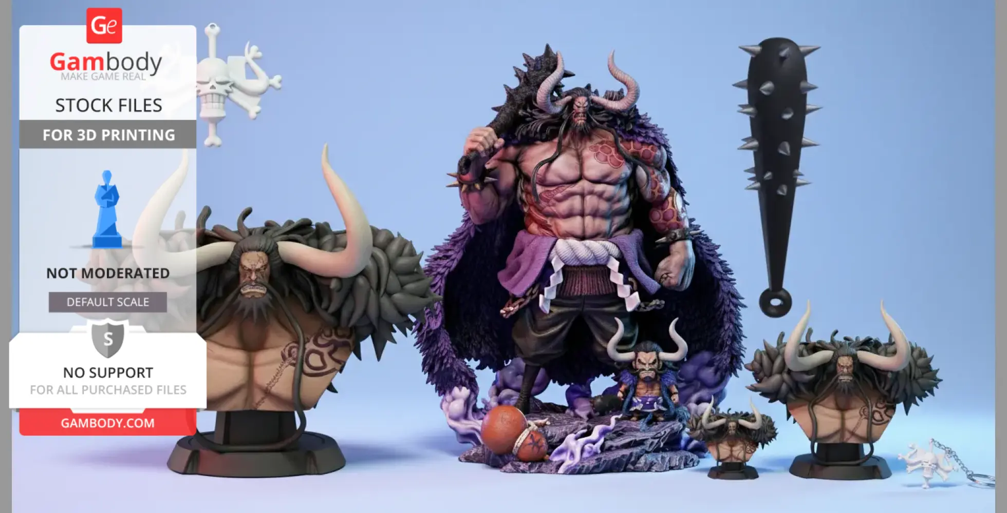 Kaido Beast King 63+ Part STL Files | Gambody Stock