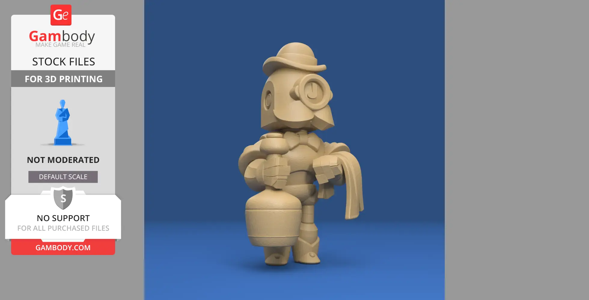 Barley (Original) Brawl Stars - 3D Print Files | Gambody Stock