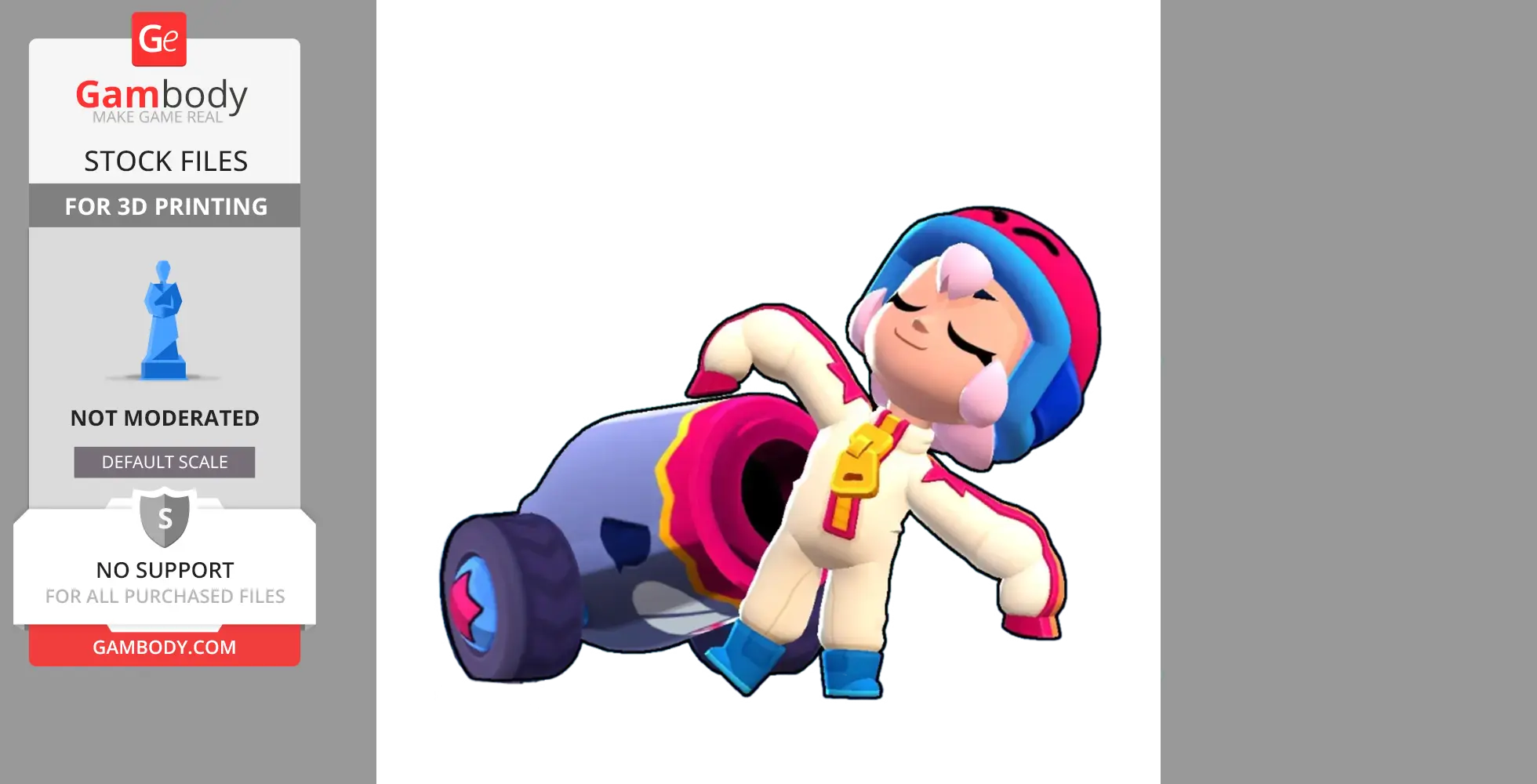 Bonnie (Original) - Brawl Stars - STL files for 3D Printing | Gambody Stock