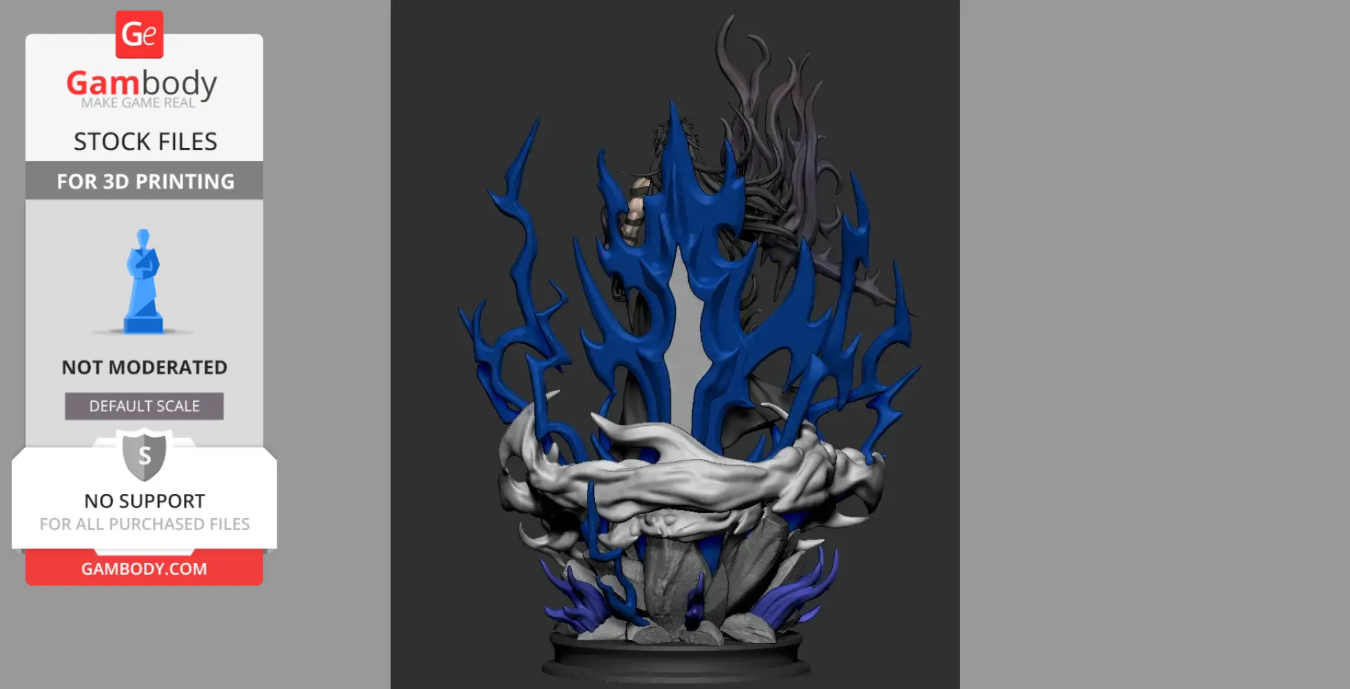 Mugetsu Ichigo Bleach - STL files | Gambody Stock