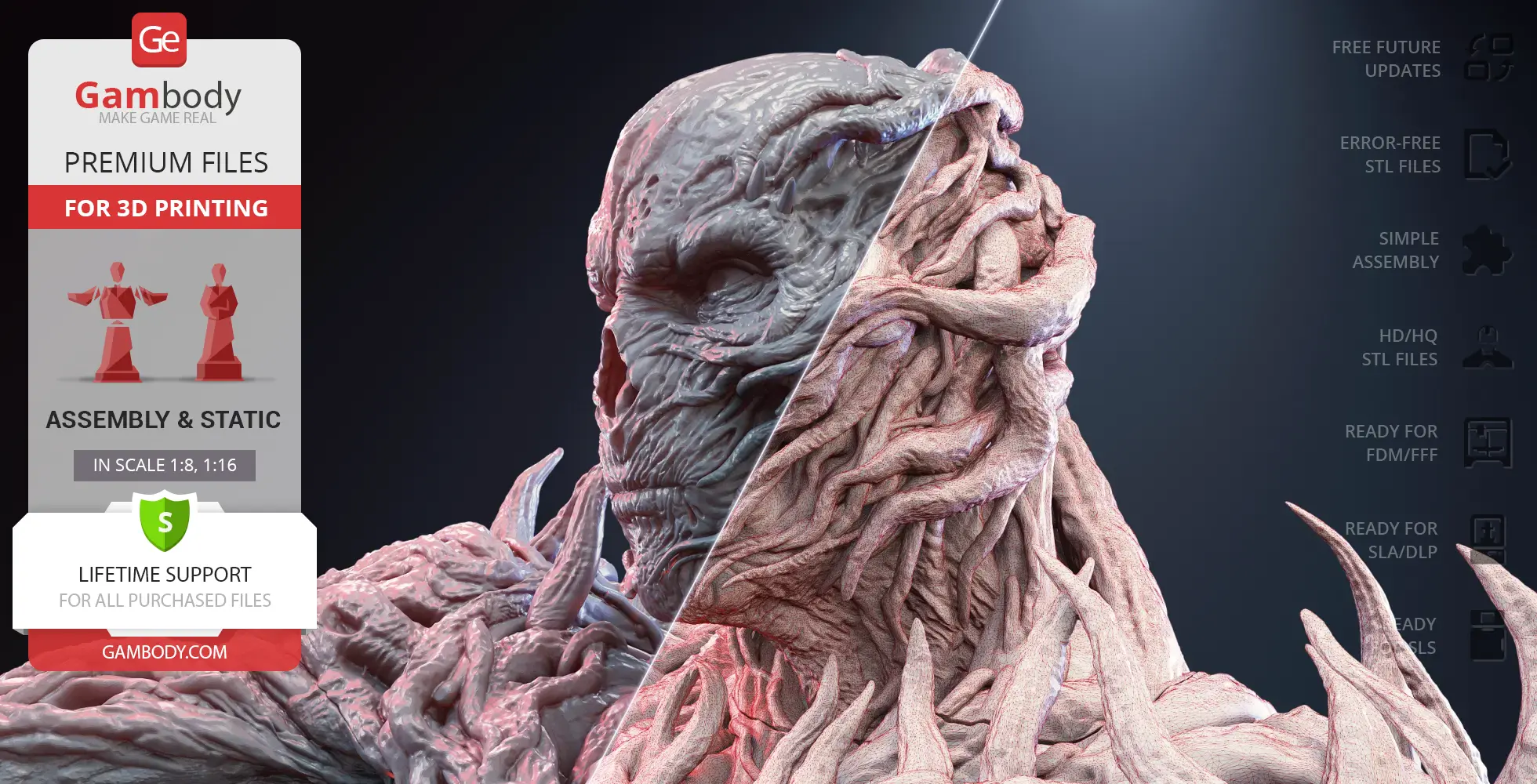 Vecna - Stranger Things 3D Print Files | Gambody