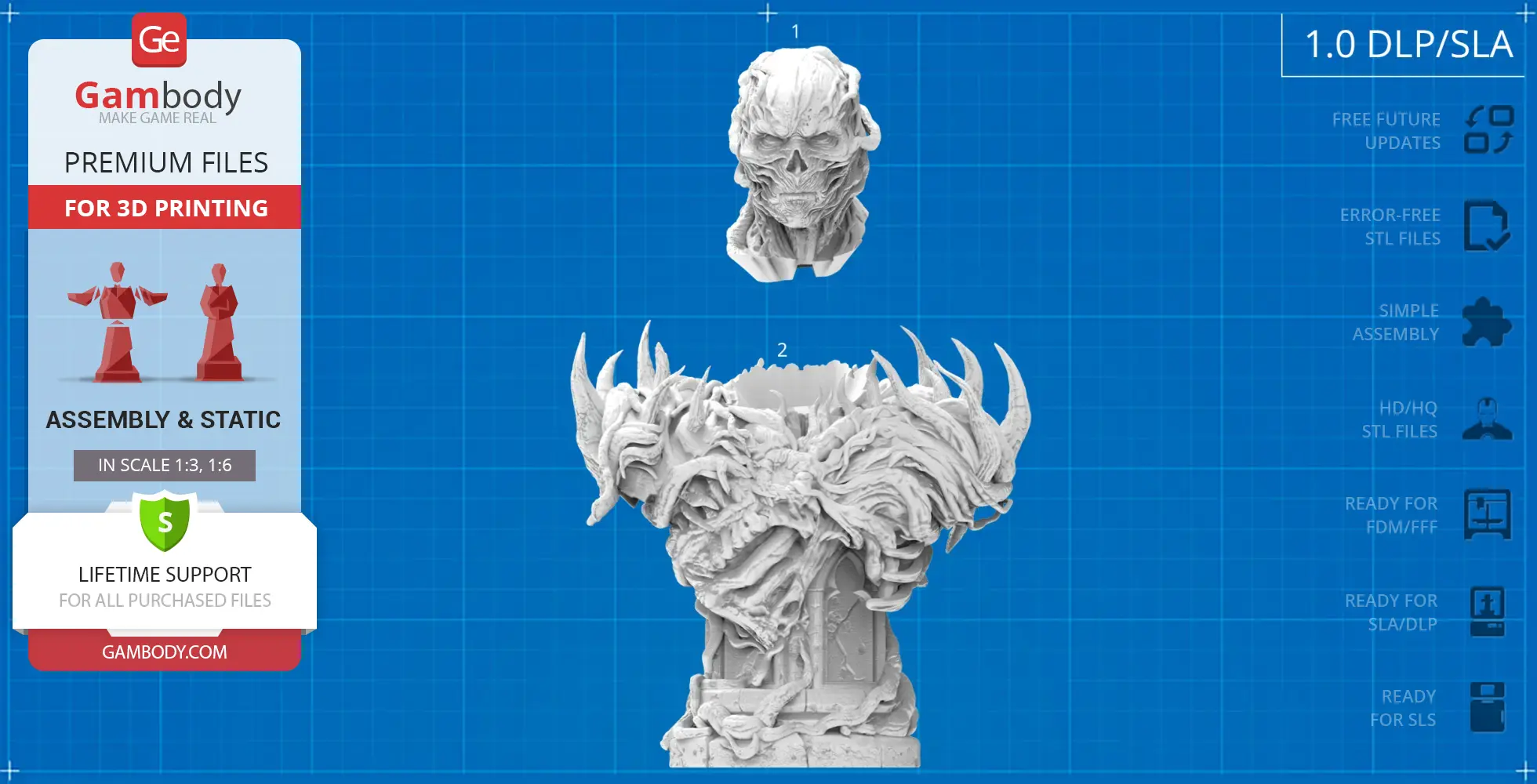 Vecna Bust - Stranger Things 3D Models | Gambody