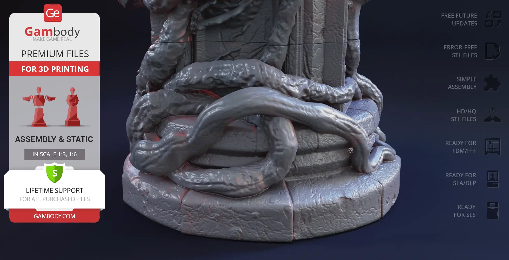 Vecna Bust - Stranger Things 3D Models | Gambody