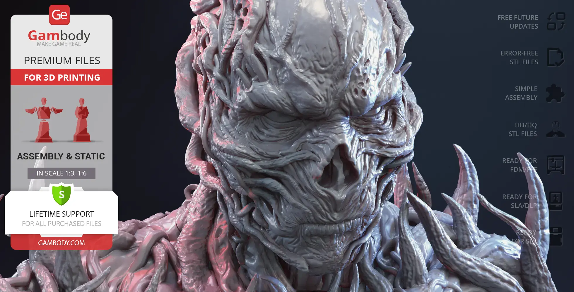 Vecna Bust - Stranger Things 3D Models | Gambody