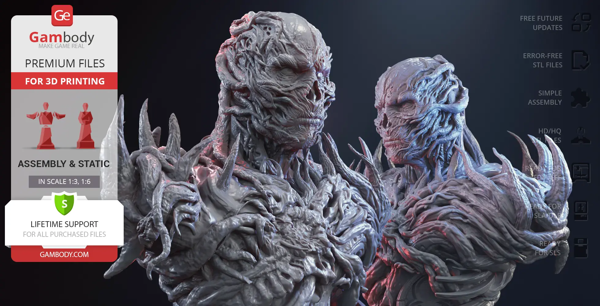 Vecna Bust - Stranger Things 3D Models | Gambody