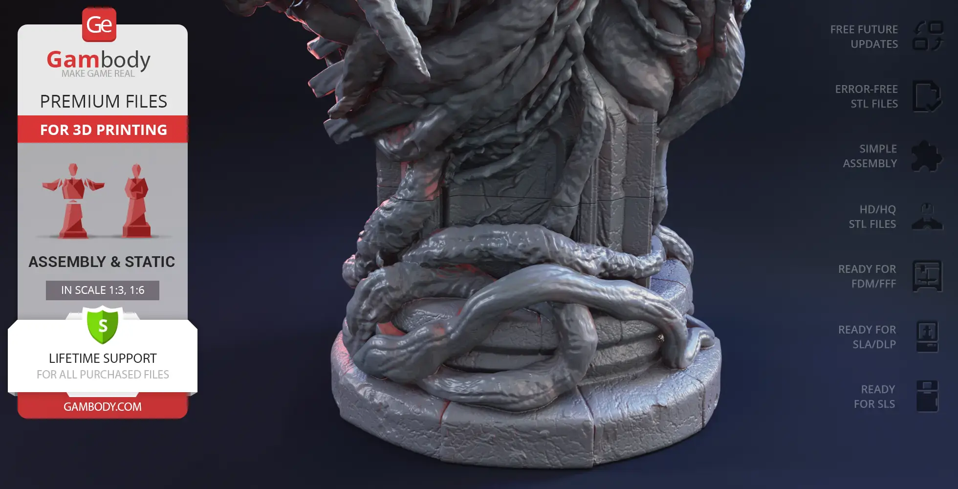 Vecna Bust - Stranger Things 3D Models | Gambody