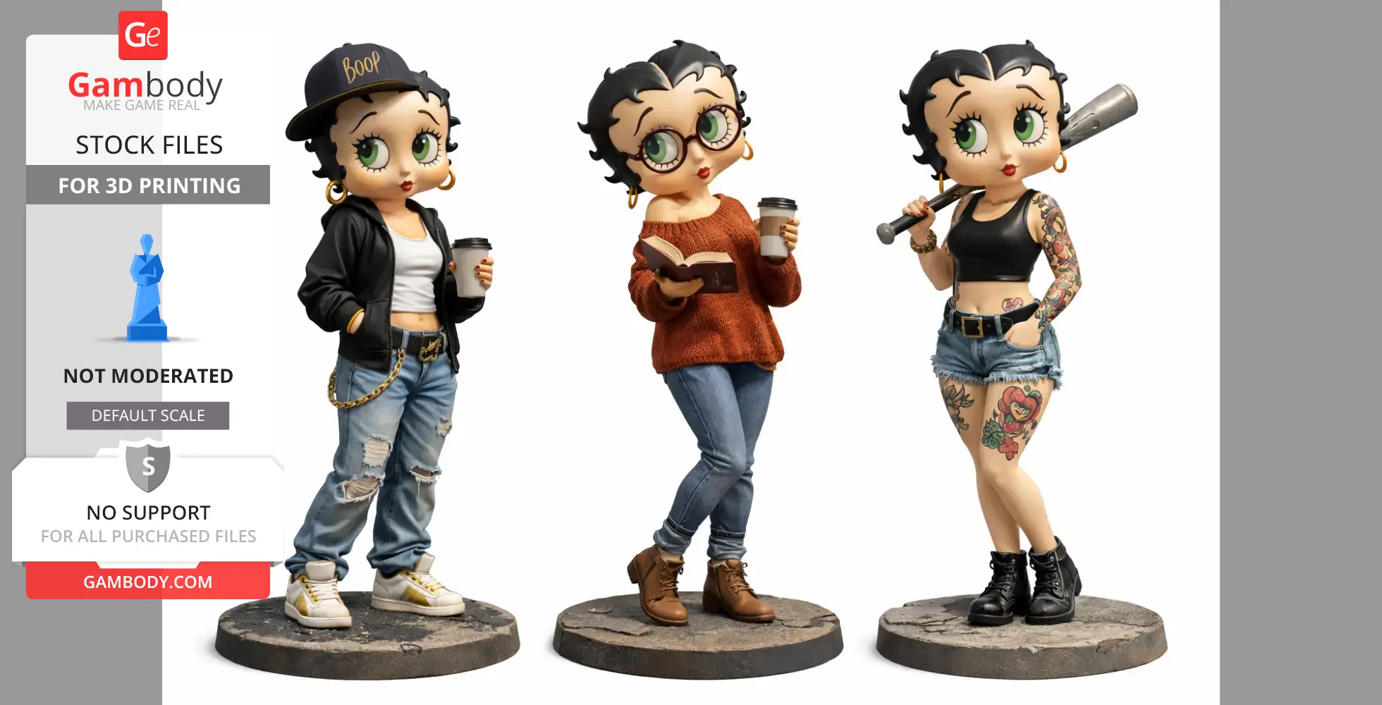 BETTY BOOP COMPLETE - 3D Models | Gambody Stock