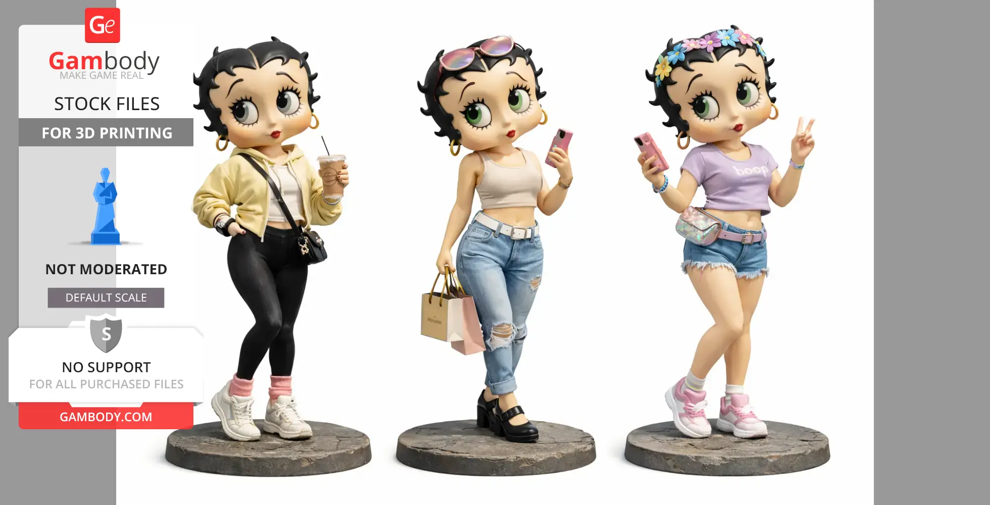 BETTY BOOP COMPLETE - 3D Models | Gambody Stock