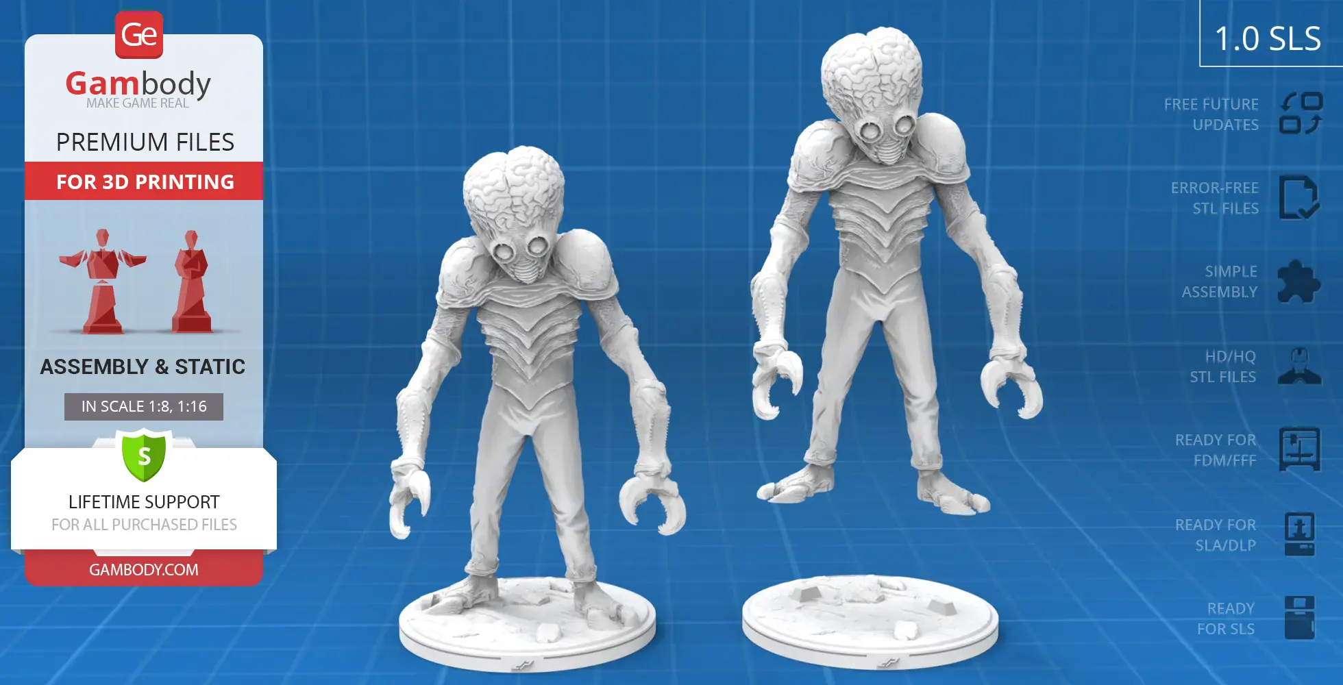 Metaluna Mutant - 3D Models & STL Files | Gambody