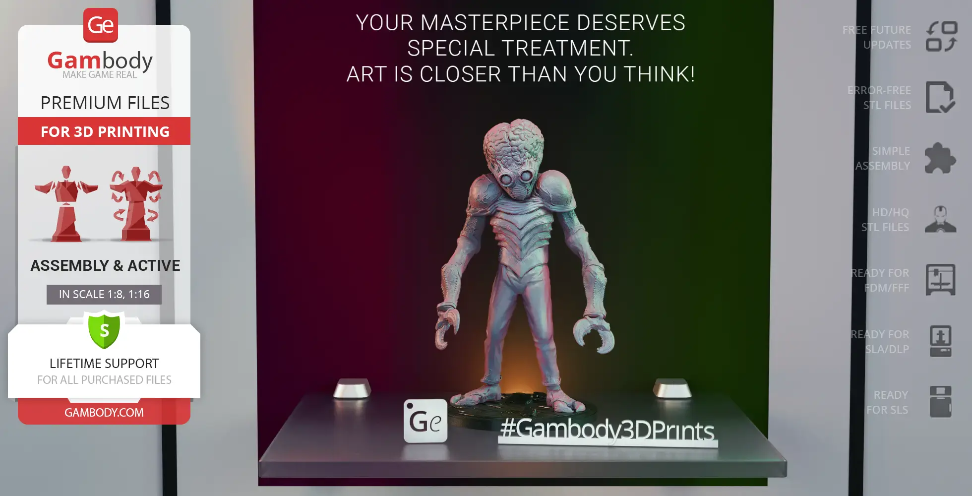 Metaluna Mutant - 3D Models & STL Files | Gambody