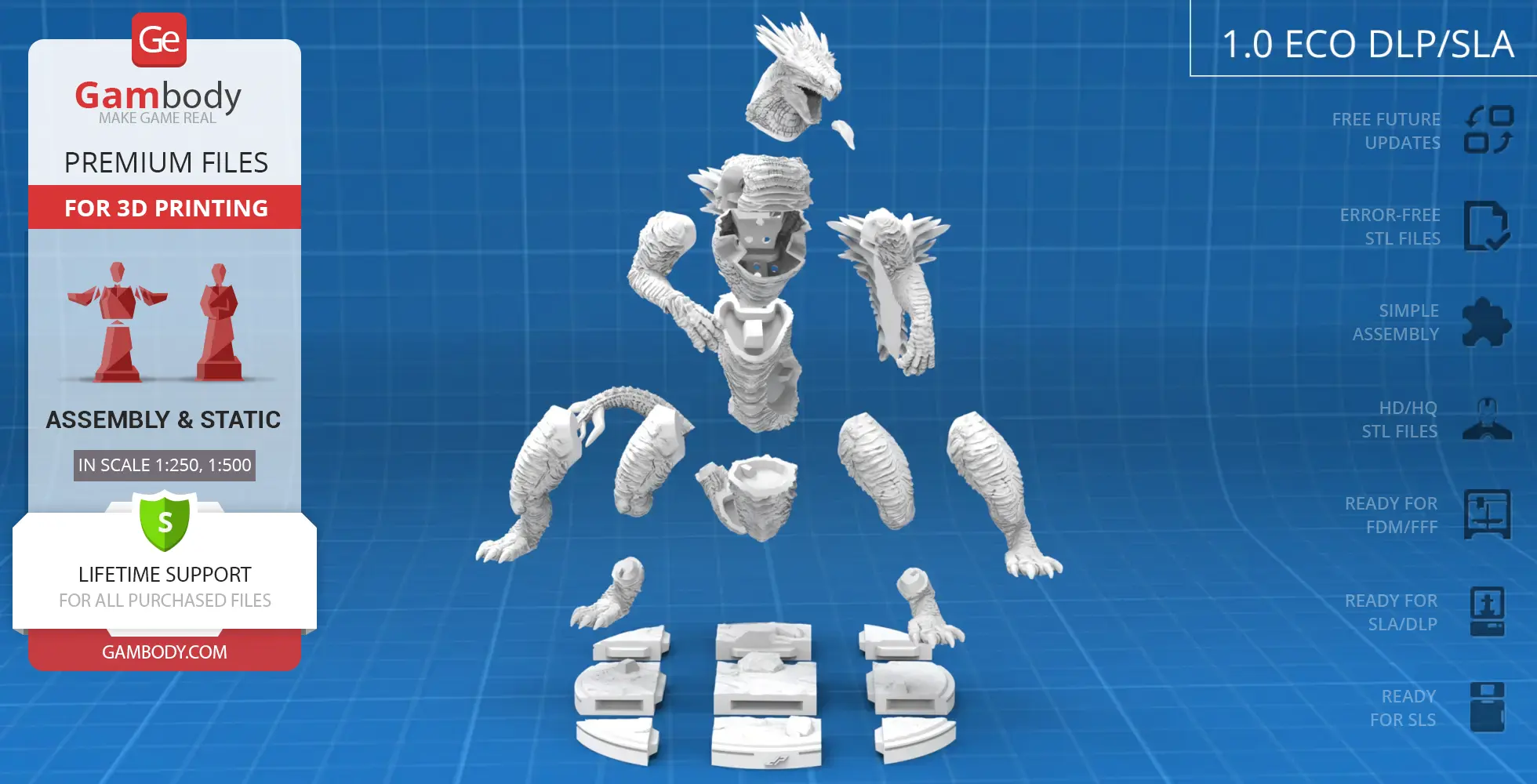 Titan Shimo - Kaiju 3D Models | Gambody