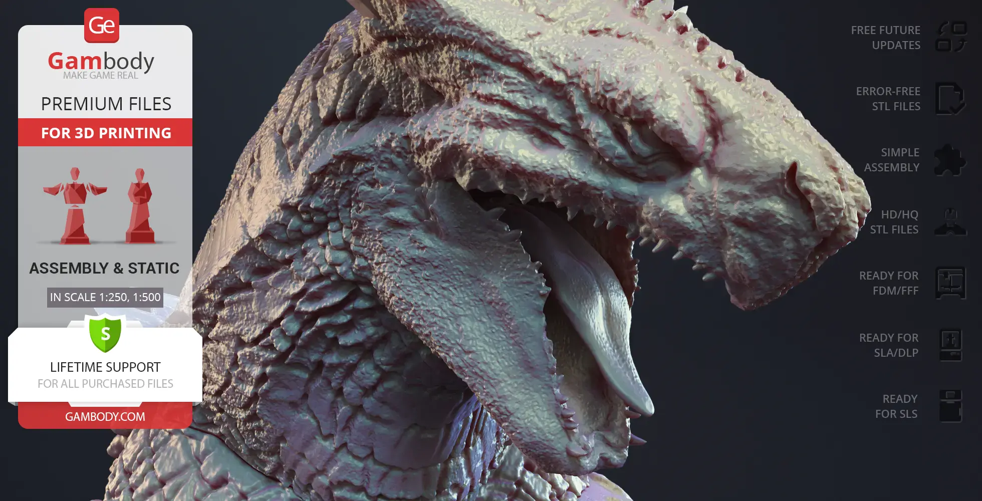 Titan Shimo - Kaiju 3D Models | Gambody