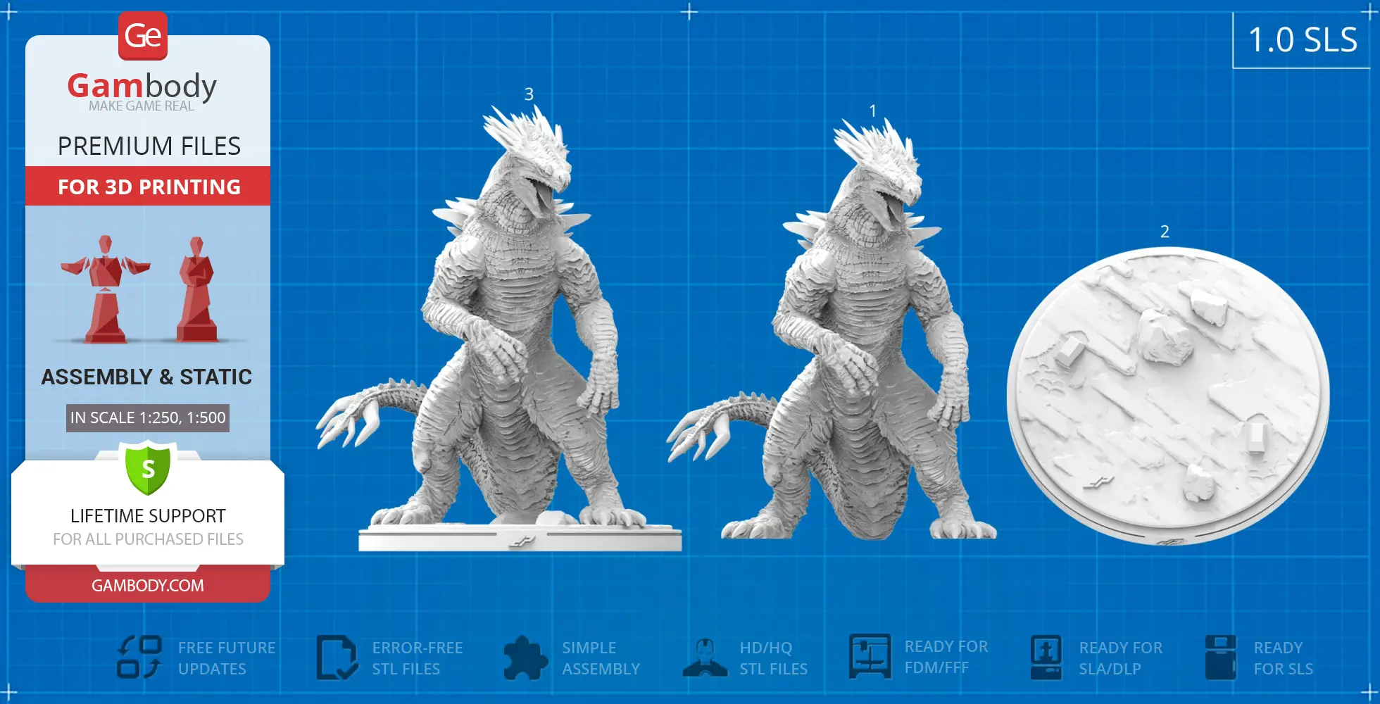 Titan Shimo - Kaiju 3D Models | Gambody