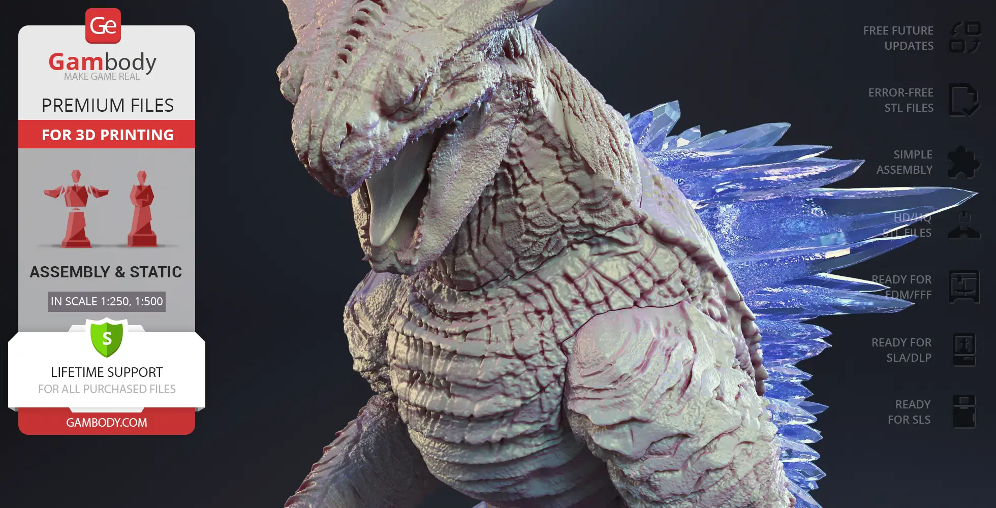 Titan Shimo - Kaiju 3D Models | Gambody