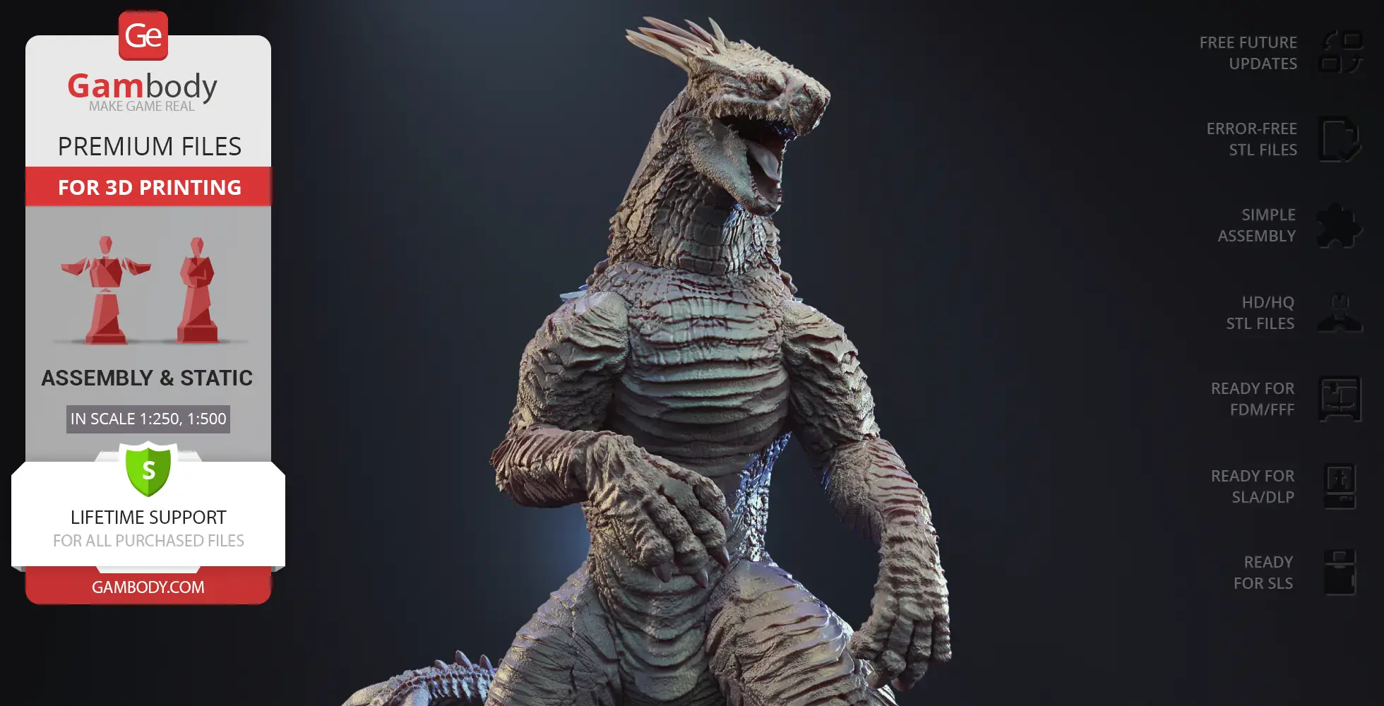 Titan Shimo - Kaiju 3D Models | Gambody
