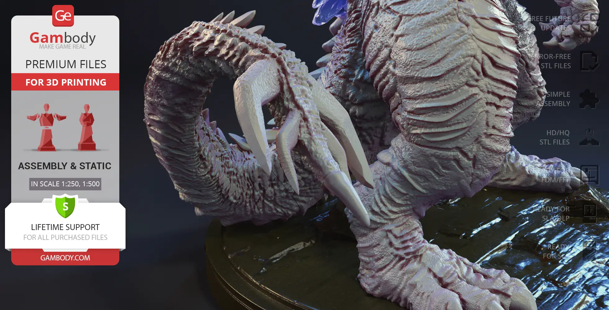 Titan Shimo - Kaiju 3D Models | Gambody