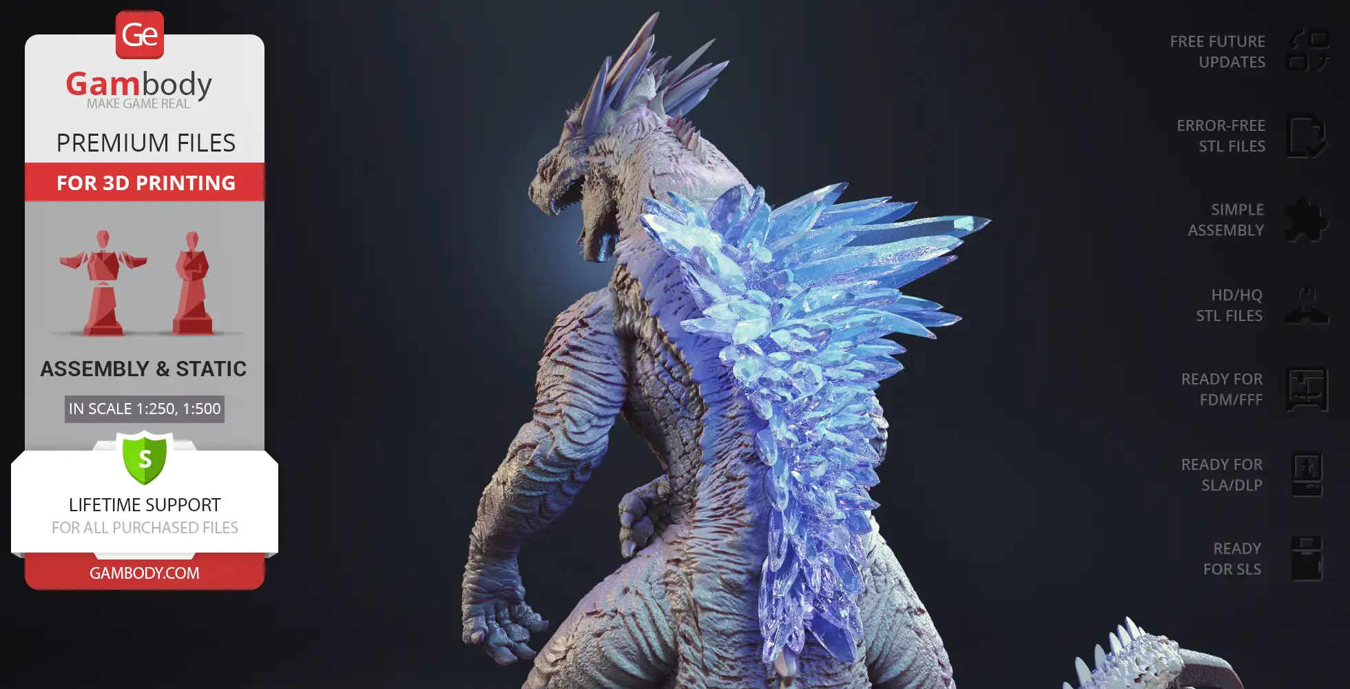 Titan Shimo - Kaiju 3D Models | Gambody