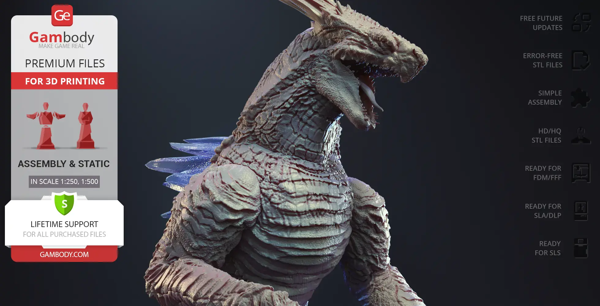 Titan Shimo - Kaiju 3D Models | Gambody