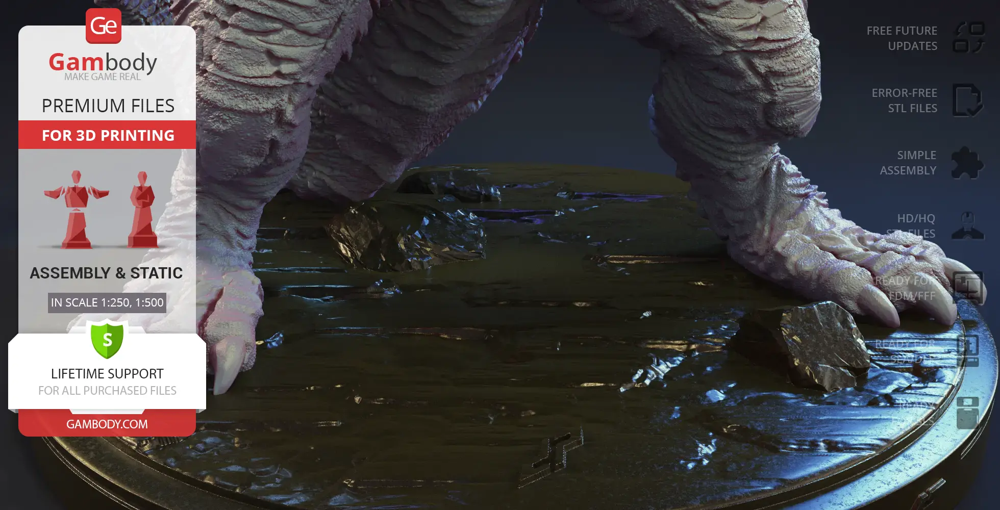 Titan Shimo - Kaiju 3D Models | Gambody