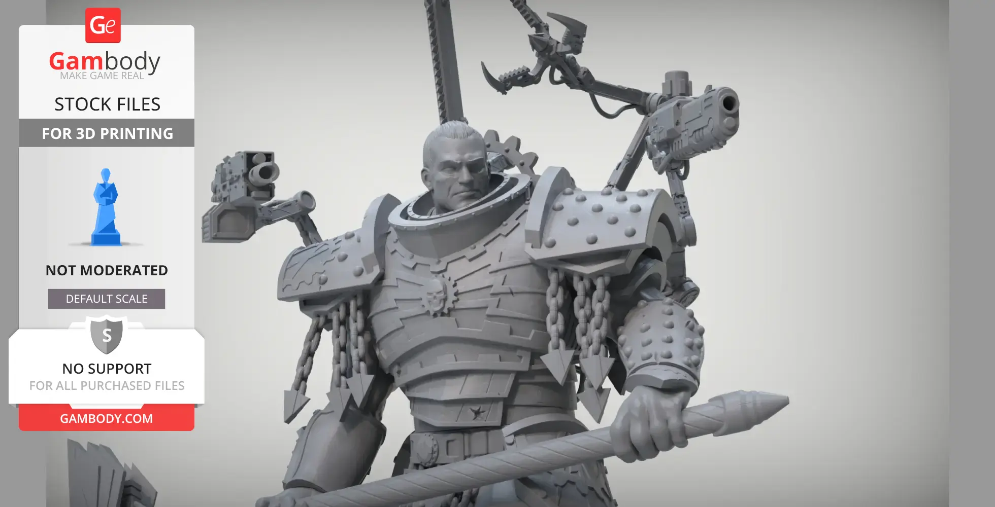 BLACKSMITH - STL files for 3D Printing | Gambody Stock