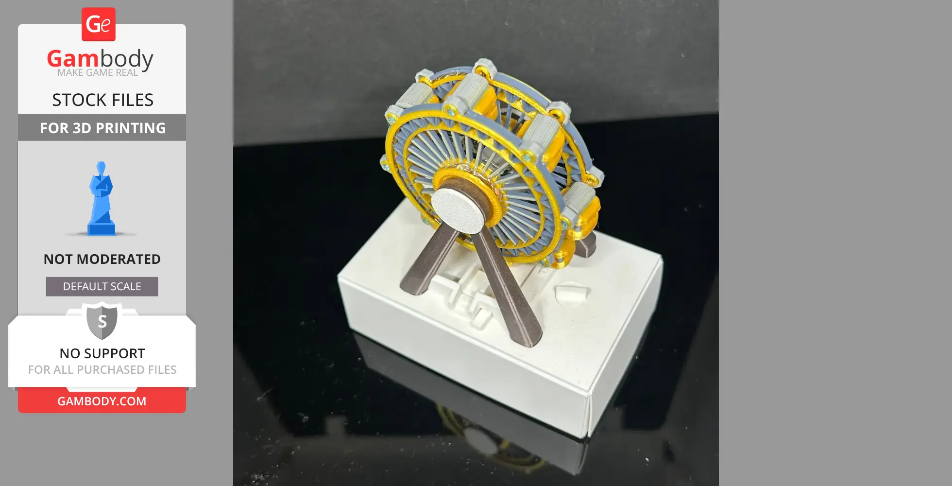 Ferris Wheel - STL files for 3D Printing | Gambody Stock