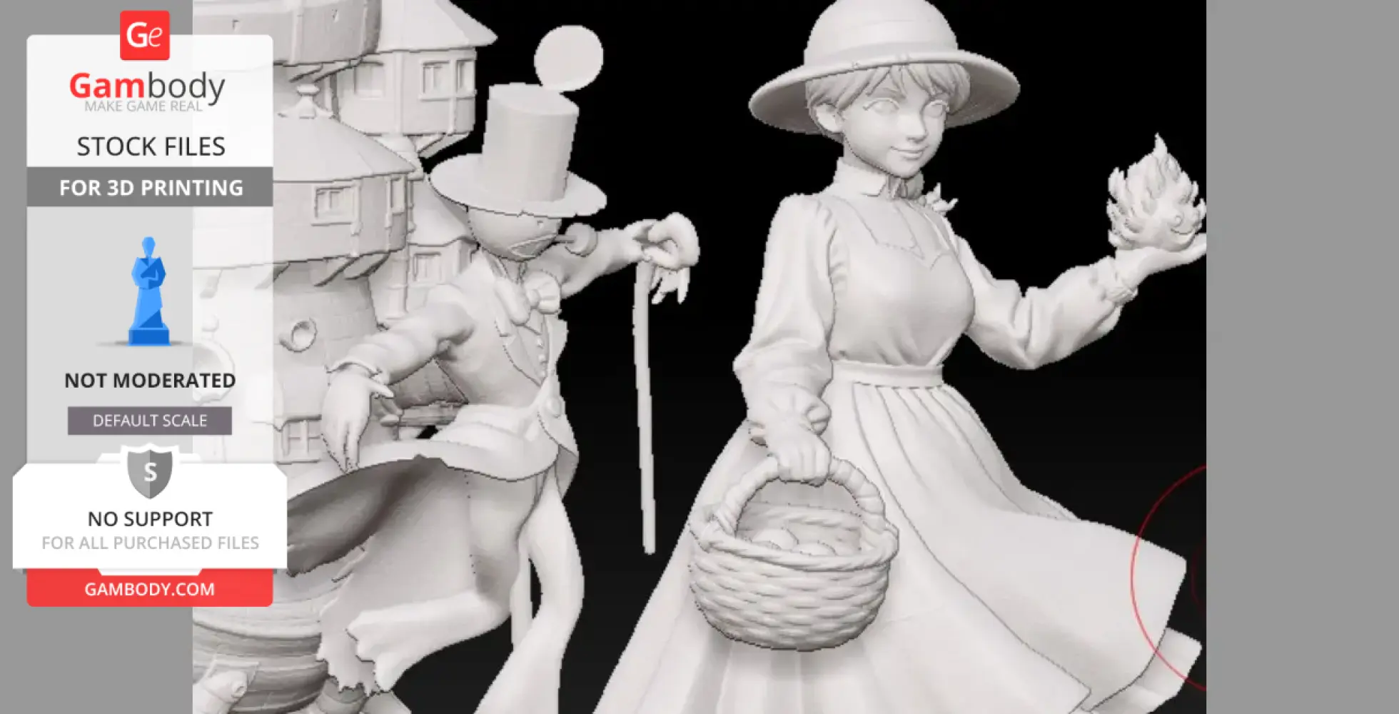 Howl’s Moving Castle – Diorama 3D - STL files for 3D Printing | Gambody ...