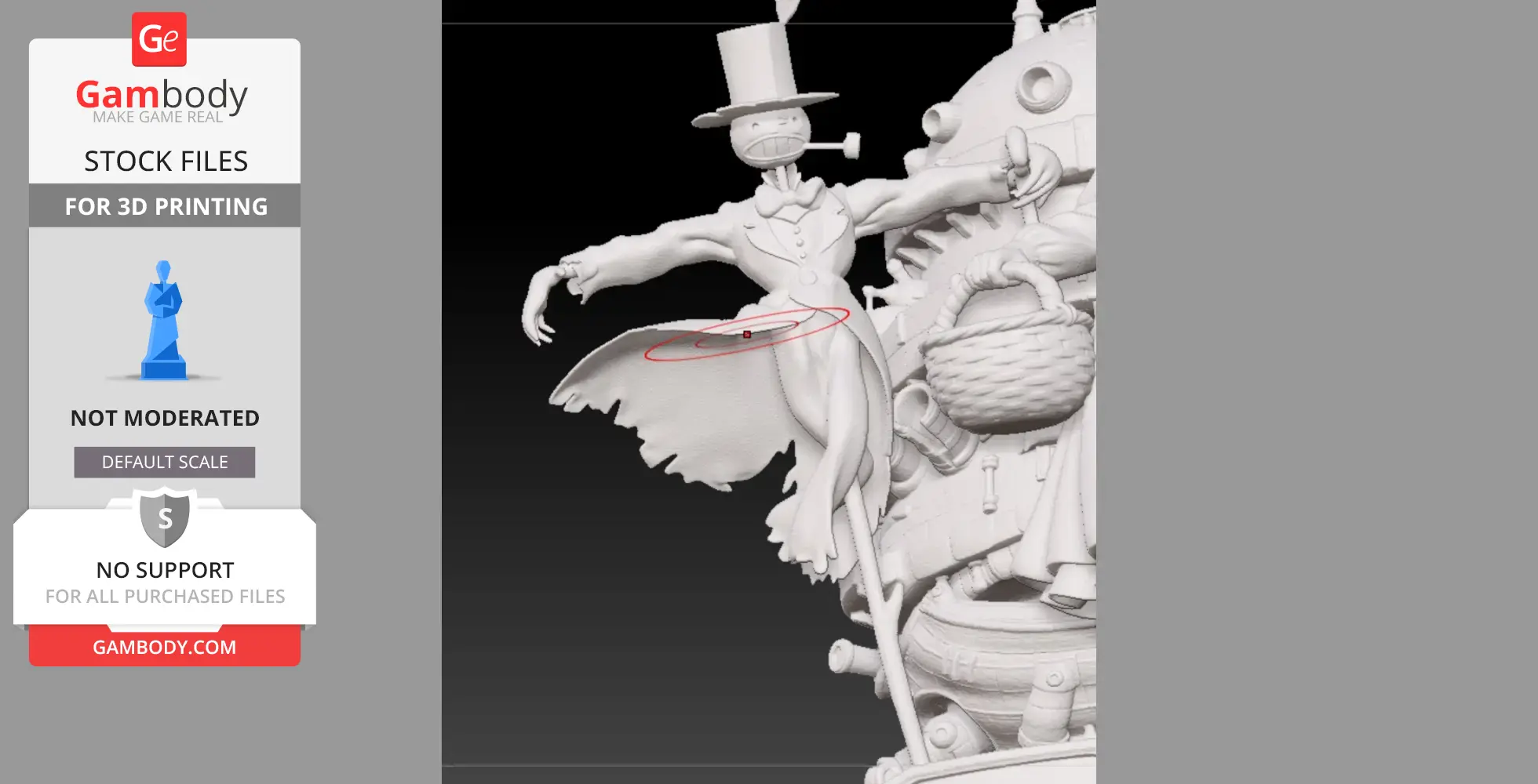Howl’s Moving Castle – Diorama 3D - STL files for 3D Printing | Gambody ...