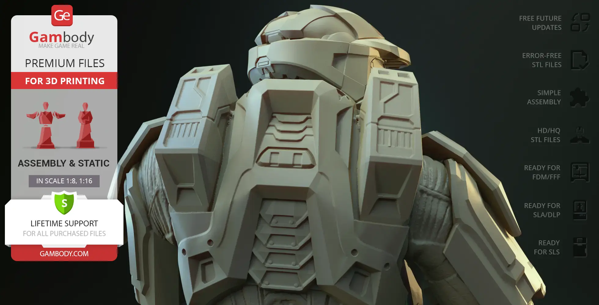 Master Chief John-117 - Video Games 3D Models | Gambody