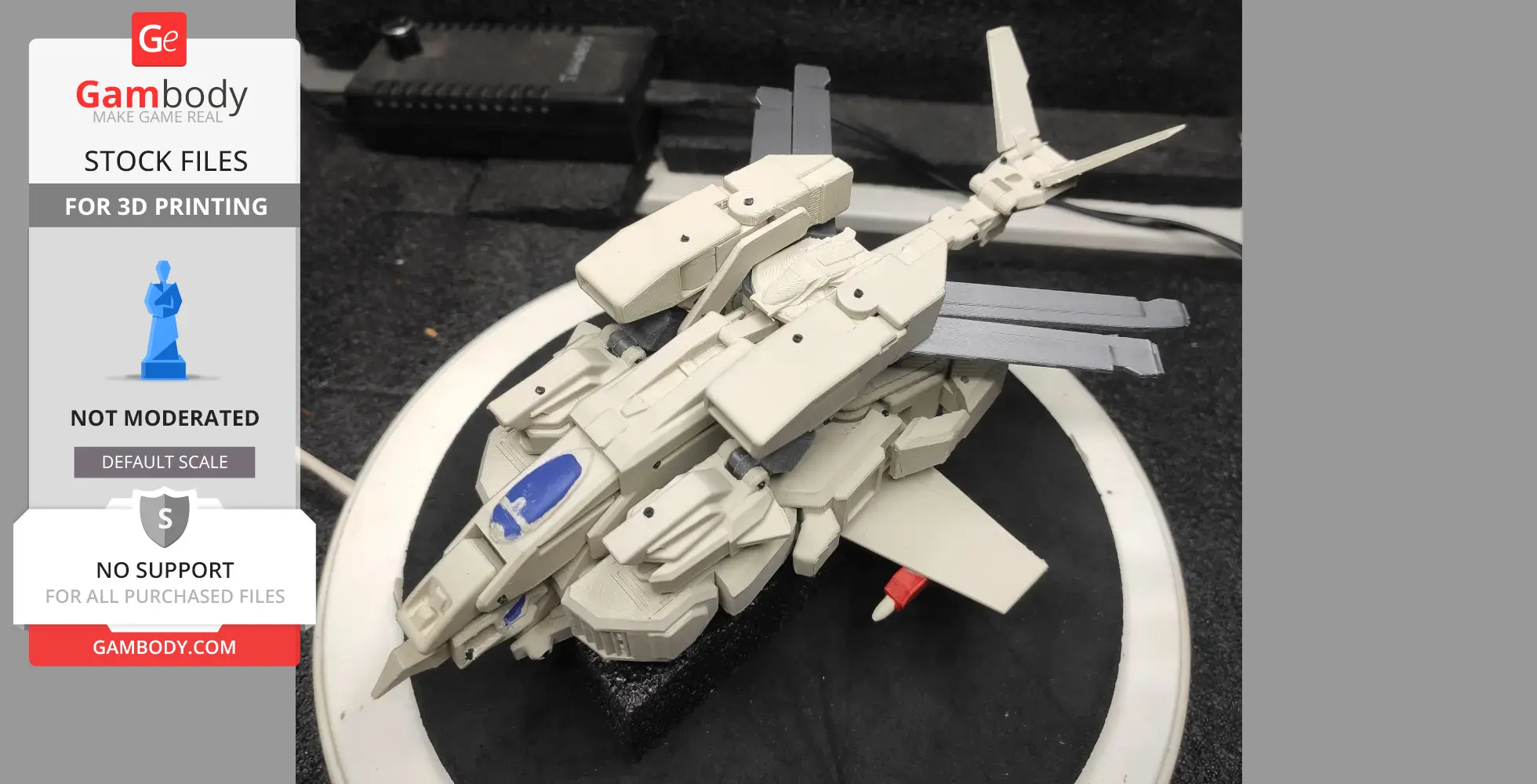 VFH-10 Robotech - STL files for 3D Printing | Gambody Stock