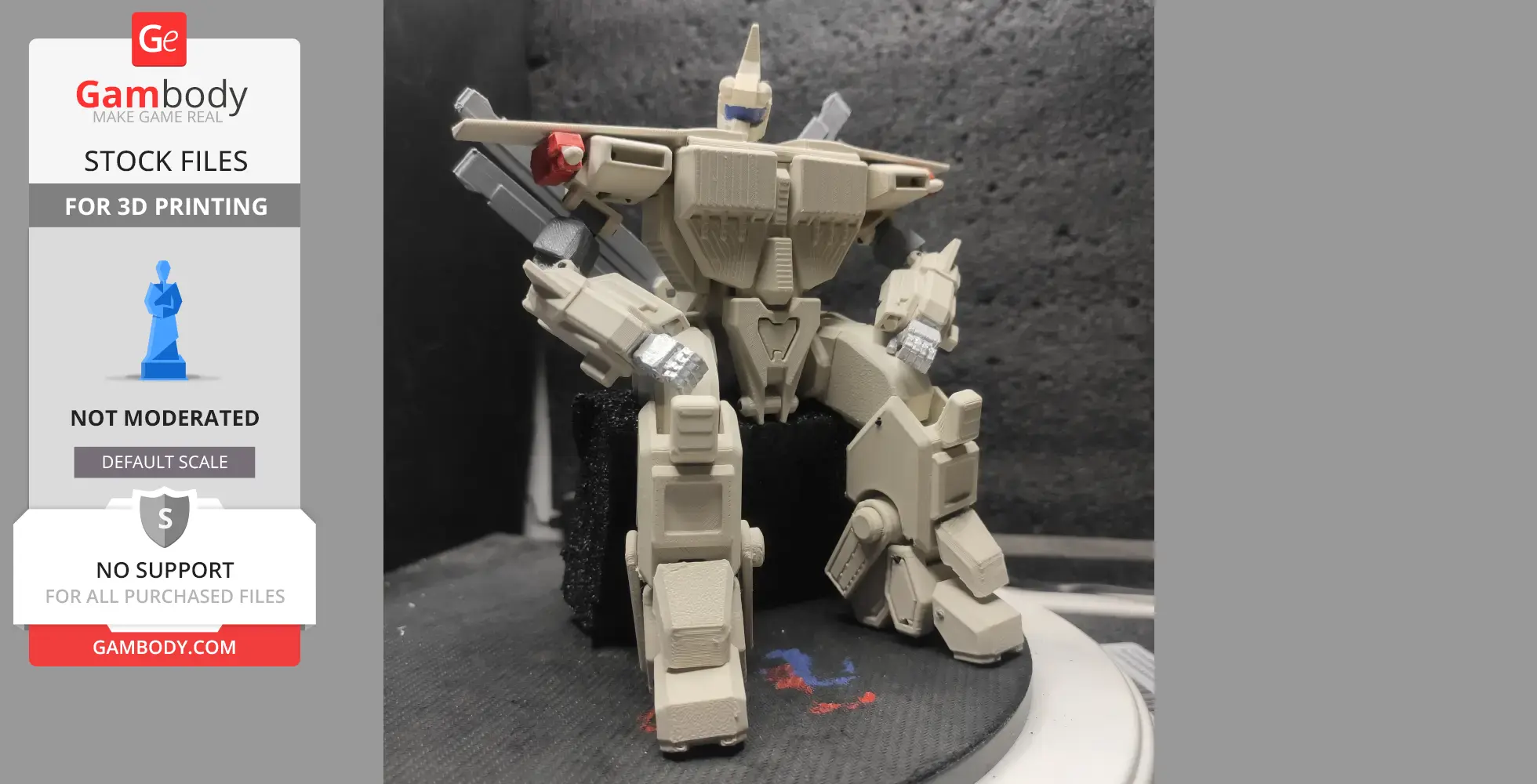 VFH-10 Robotech - STL files for 3D Printing | Gambody Stock