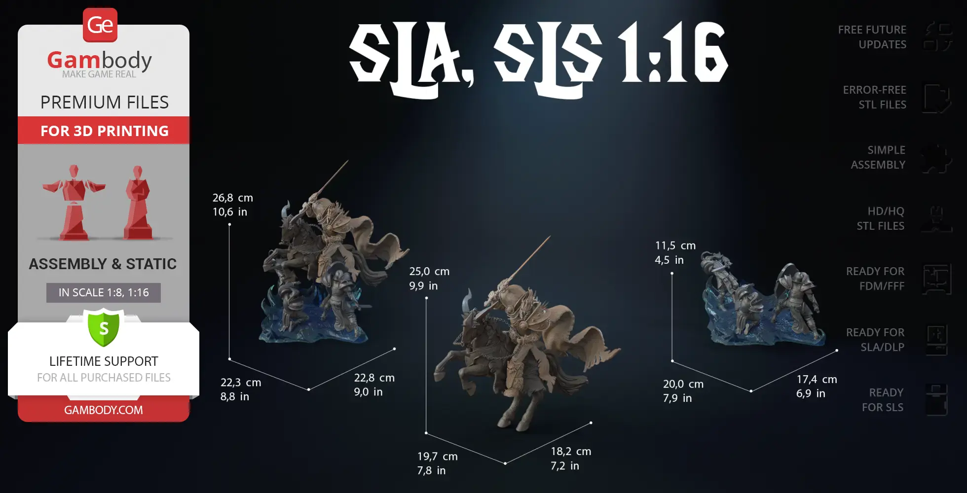 Lich King on Invincible Horse - WoW 3D Models | Gambody