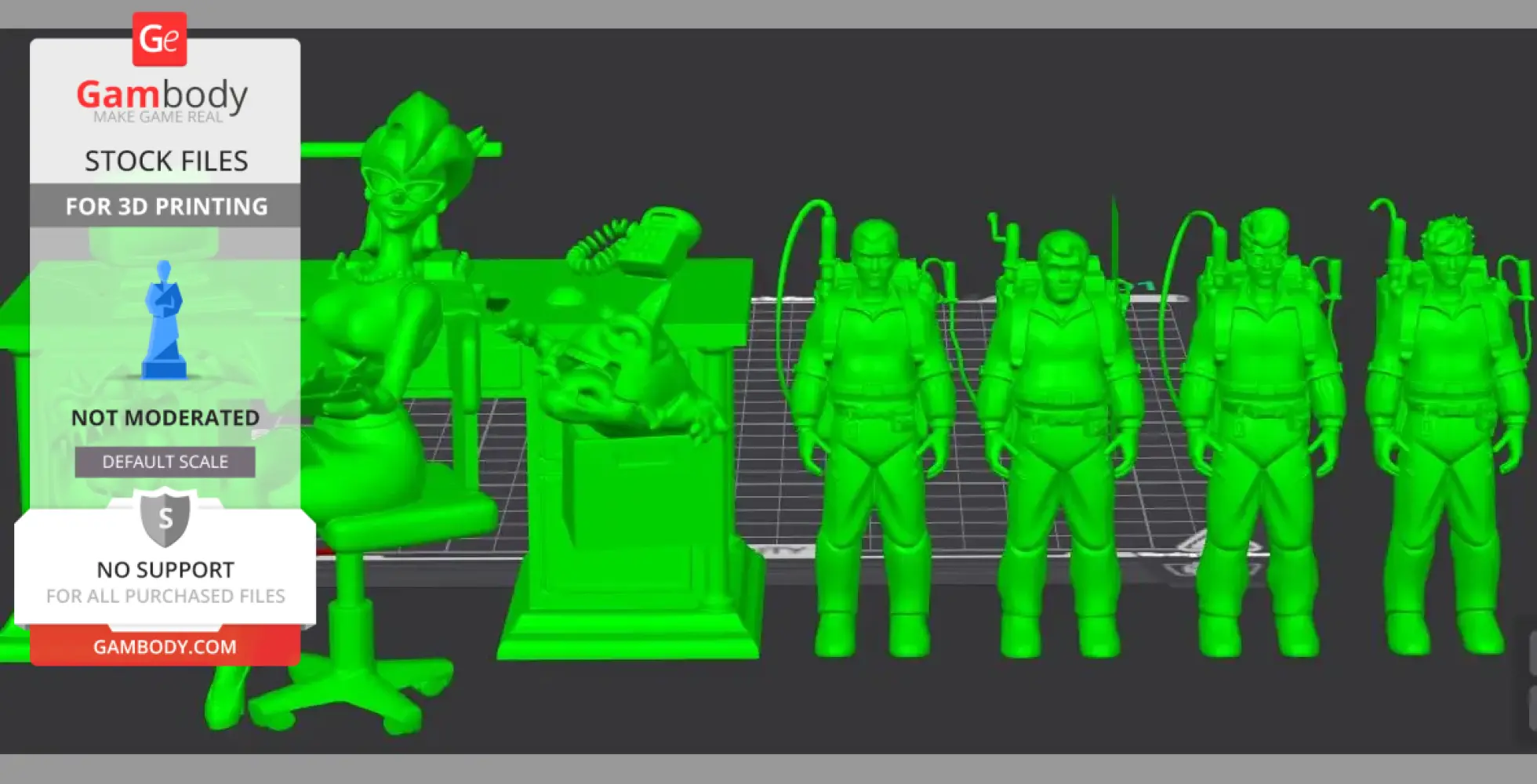 The Real Ghostbusters Collection incl. Janine - STL files for 3D ...