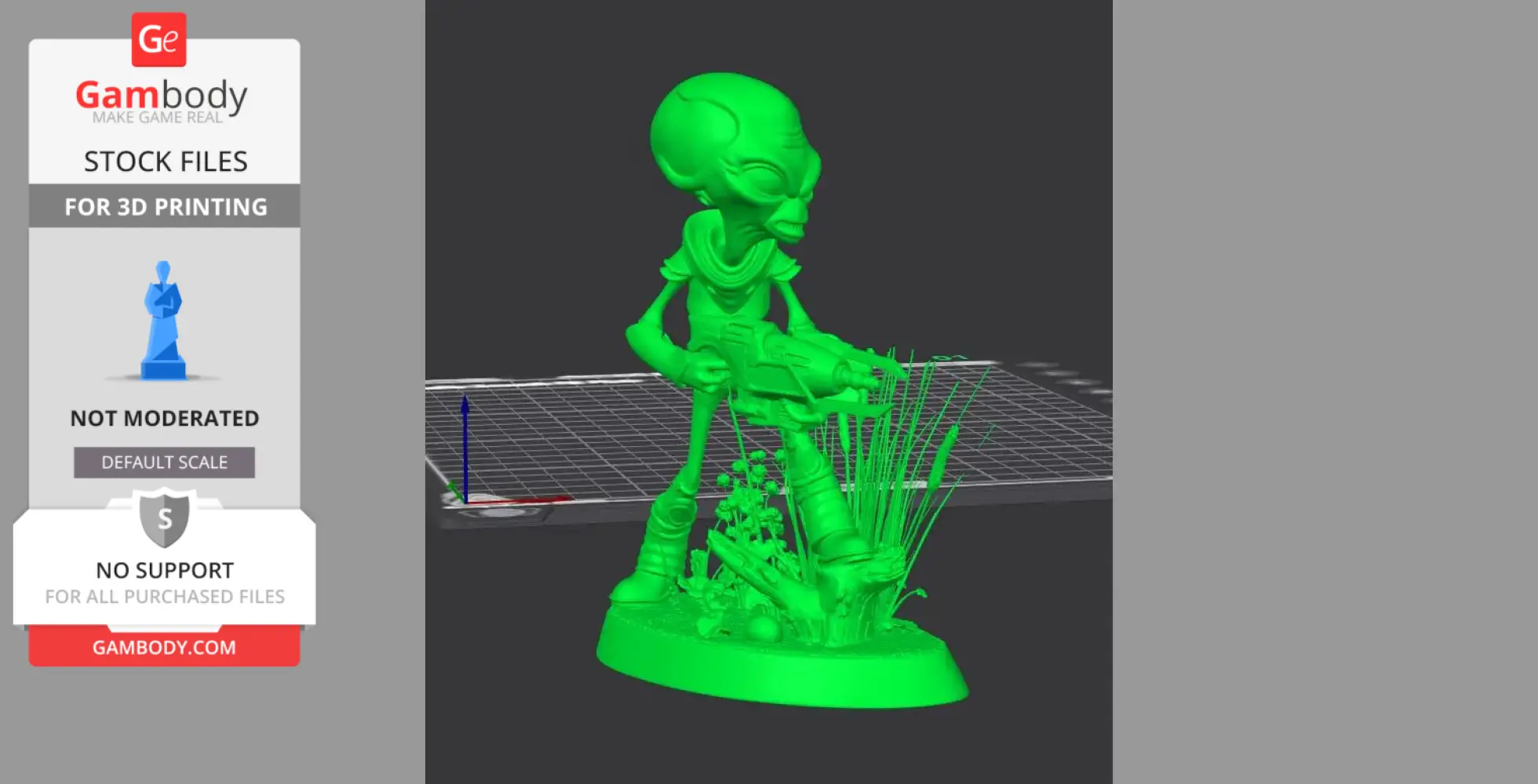 Destroy All Humans! Crypto-137 - STL files for 3D Printing | Gambody Stock
